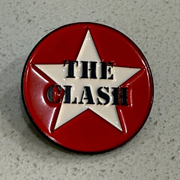 Jewelry | The Clash Badge Pin | Poshmark